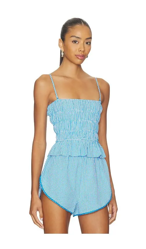 Solid & Striped The Delilah Top - Cosmic Blue | Editorialist